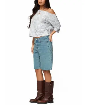 EDIKTED Davida Off-shoulder Top