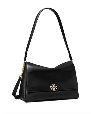 Tory Burch Leather Shoulder Bag - Black
