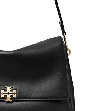 Tory Burch Leather Shoulder Bag - Black