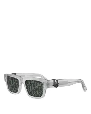 Dior Oblique Square Sunglasses - Transparent Grey