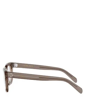 Celine Triomphe Cat Eye Eyeglasses - Shiny Transparent Brown
