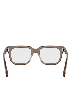 Celine Triomphe Cat Eye Eyeglasses - Shiny Transparent Brown
