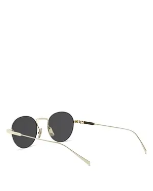 Celine Metal Round Sunglasses - Gold/solid Smoke Lens