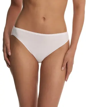 Natori Bliss Bare Cotton Bikini, Pack Of 3 - White