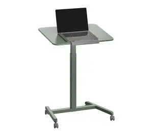 SEVILLE CLASSICS Airlift Tilting Height Adjusta Ble Mobile Desk - One-color