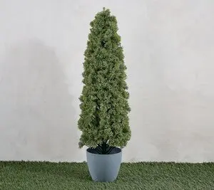 WICKER PARK 3' Indoor/outdoor Faux Cedar Tree With Pot - One-color