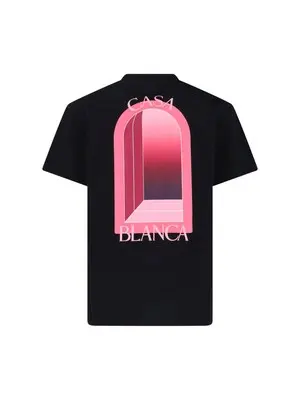 Casablanca L'arche' T-shirt - Black