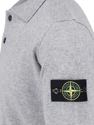 Stone Island Virgin Wool Sweater - Gray