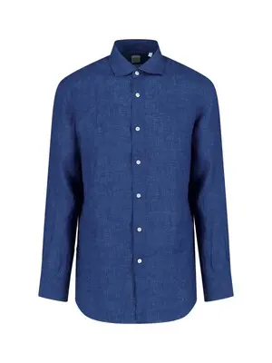 FINAMORE 1925 Gaeta' Shirt - Blue
