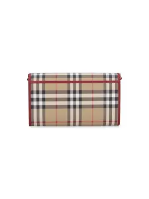 Burberry Check" Chain Wallet