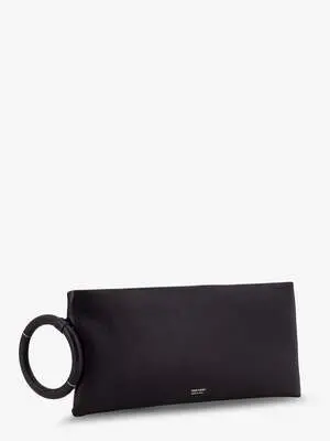 TOM FORD Aura Leather Clutch Bag - Black
