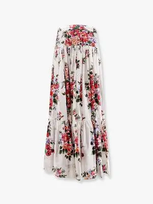 Dolce & Gabbana Cotton Long Skirt