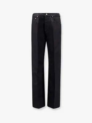 Rick Owens Geth Certified Cotton Blend Pants - Black