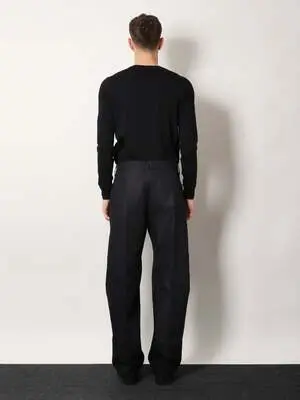 Rick Owens Geth Certified Cotton Blend Pants - Black