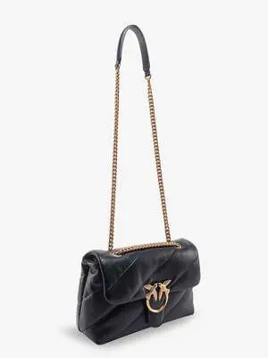 Pinko Love Puff Classic Matelassé Leather Shoulder Bag