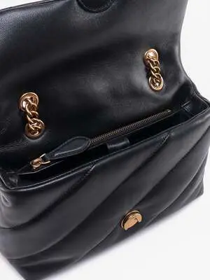 Pinko Love Puff Classic Matelassé Leather Shoulder Bag