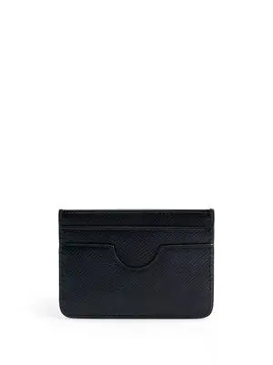 AMI Paris Logo-plaque Leather Cardholder