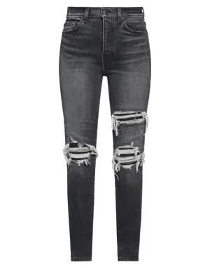 Amiri Skinny Fit Cotton Jeans With Distressed Details