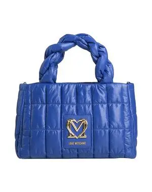 Moschino Tote Bag With Appliqués - Blue