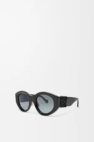 Loewe Maxi Anagram Butterfly Sunglasses Black Black