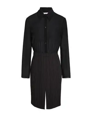 Patrizia Pepe Pinstriped Mini Dress