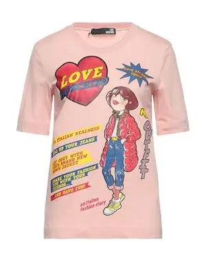 Moschino Cotton And Elastane T-shirt With Graphic Print