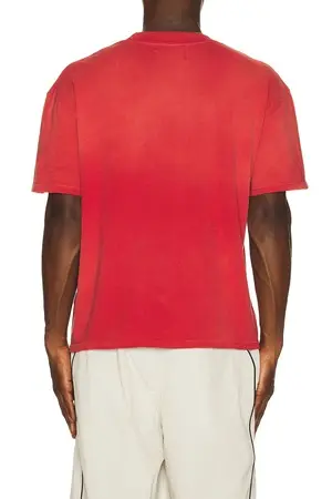 NAHMIAS Summerland State Boxy Tee In Red