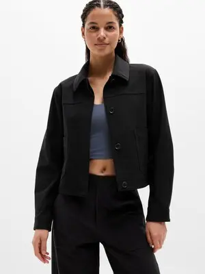Athleta Skyline Chore Jacket Black