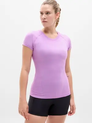 Athleta Momentum Seamless Tee - Wildflower