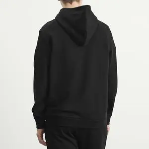 Moncler Stripe Logo Zip-up Hoodie - Black