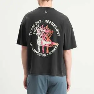 REPRESENT 247 Torch Crop T-shirt