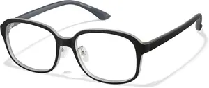 Zenni Vintage Square Eyeglasses Full Rim Frame - Black