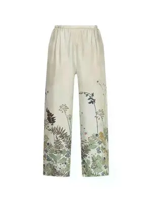Munthe Fabert Floral-print Trousers