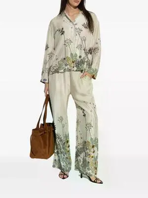 Munthe Fabert Floral-print Trousers