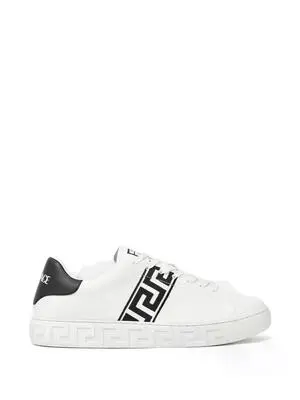 Versace Greca Embroidered Sneakers