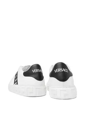 Versace Greca Embroidered Sneakers