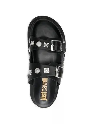 Just Cavalli Buckle Embellished Sandals
