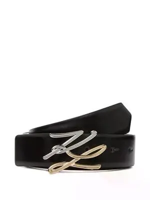 Karl Lagerfeld K/autograph Reversible Belt - Black
