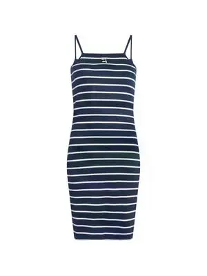 Karl Lagerfeld Ikon Striped Dress - Blue