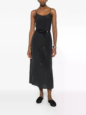 UMA WANG Spaghetti Strap Midi Dress