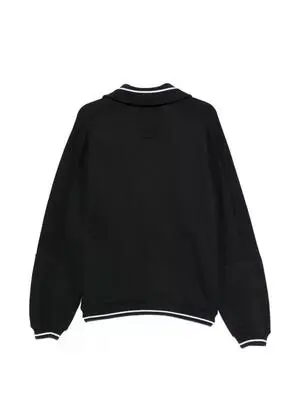 NAPAPIJRI Striped-collar Sweatshirt - Black