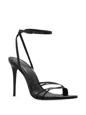 BLACK SUEDE STUDIO Ella Leather Stiletto Sandals