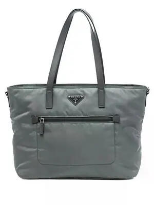 Prada Tessuto Zip Top Convertible Satchel Tote