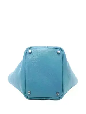 Hermès 2014 Clemence Picotin Lock 18 Handbag - Blue