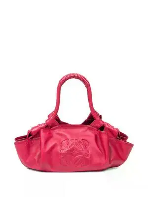 Loewe Embossed Leather Handbag
