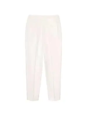 LUISA CERANO Twill Tapered Trousers