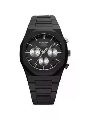 D1 MILANO Chronograph 40.5mm Watch - Black