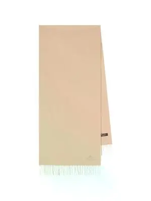 Loro Piana Logo-embroidered Scarves - Neutrals