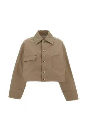 Plan C Boxy Pocket Jacket - Neutrals