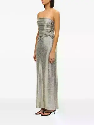 Significant Other Caera Ruched Strapless Maxi Dress